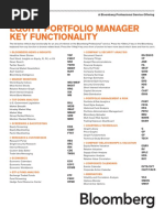 Bloomberg Cheat Sheet | PDF | Credit Default Swap | Foreign Exchange Market