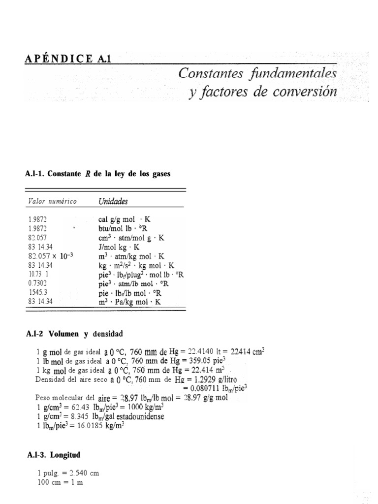 Apendices Geankoplis | PDF | Hidrógeno | Etanol
