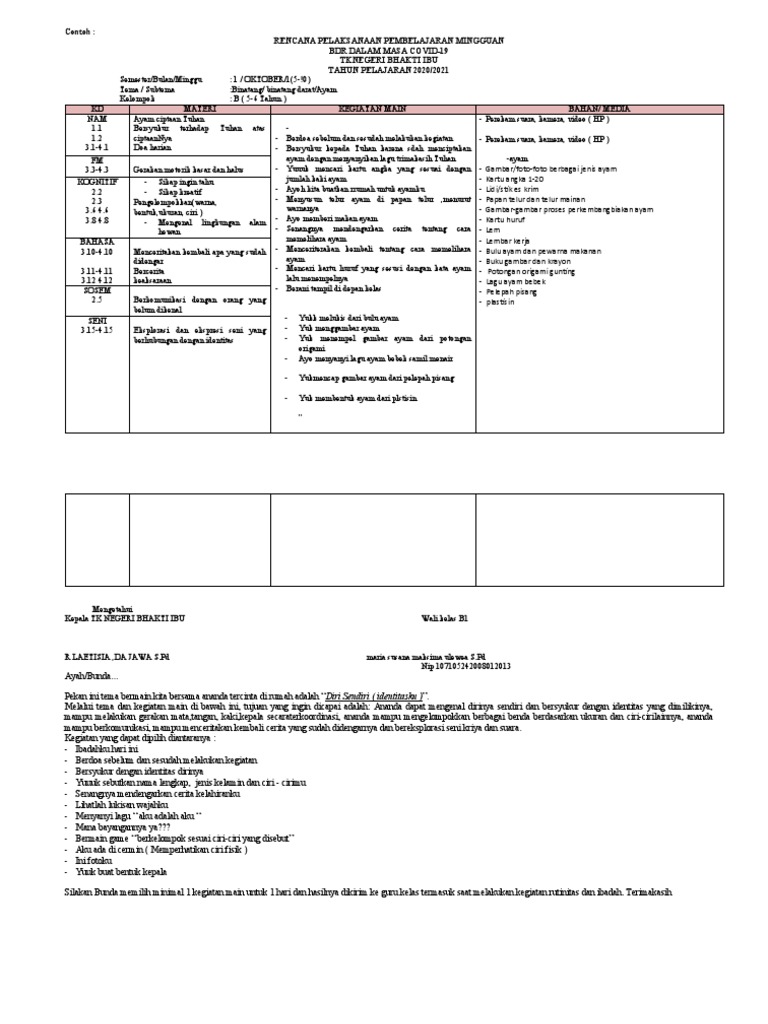 Contoh RPPM Pandemi | PDF