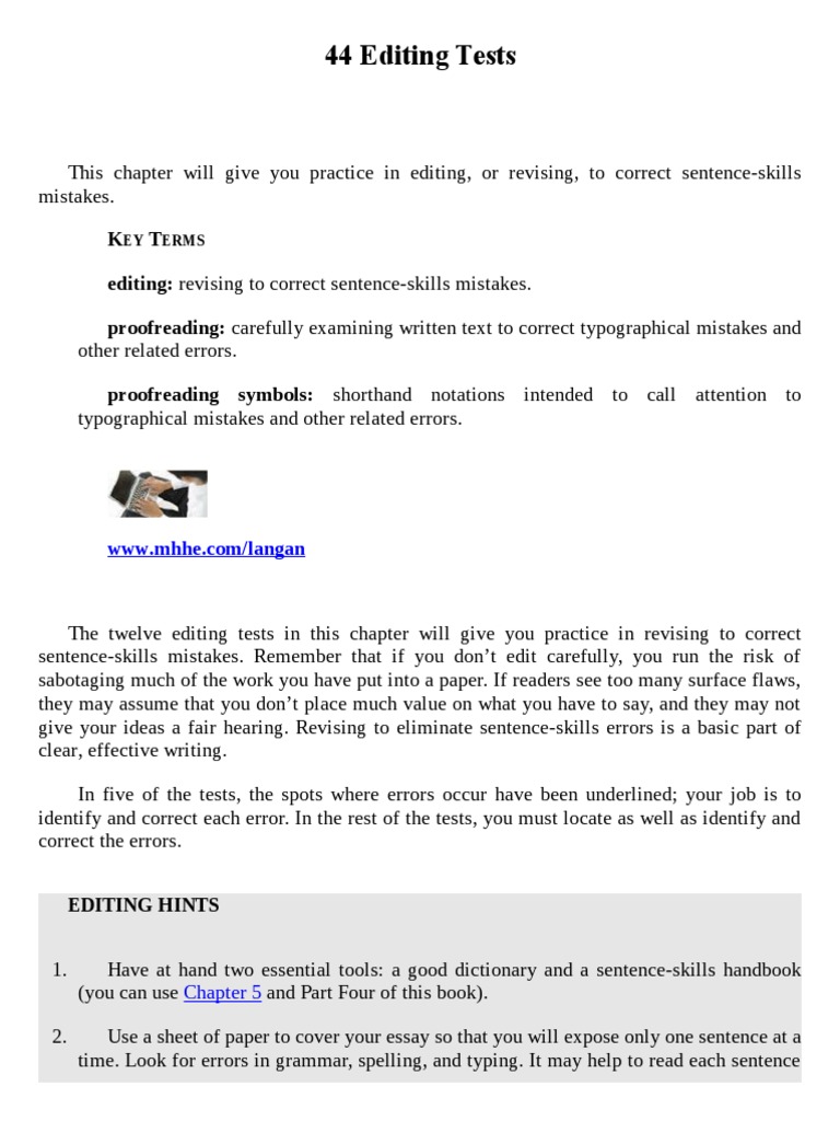 Revision - Editing Part | Download Free PDF | Proofreading | Editing
