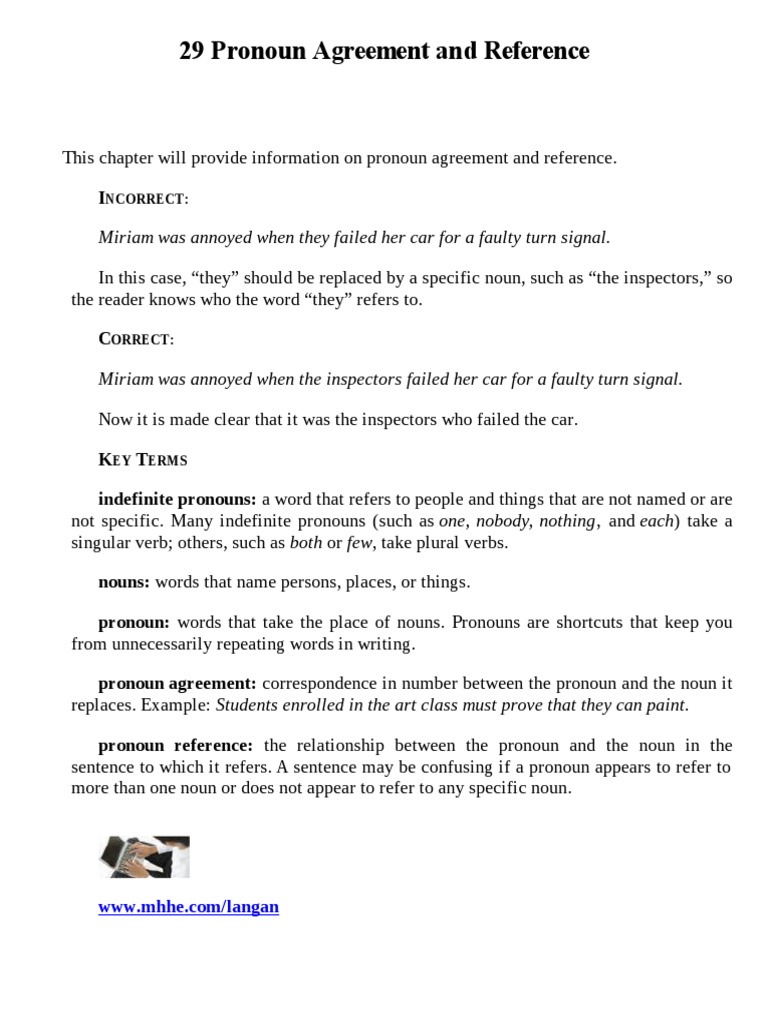 Guide to Effective Pronoun Usage: Understanding Pronoun Agreement ...