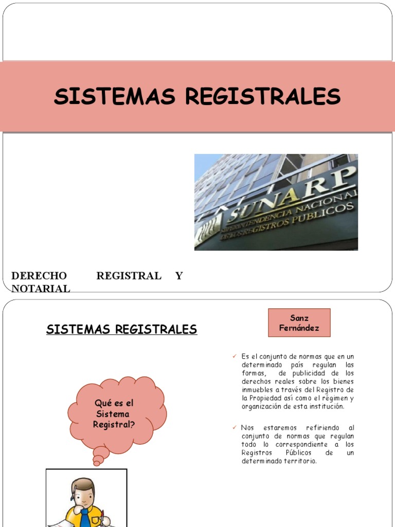 Sistemas Registrales | PDF | Propiedad | Principios éticos
