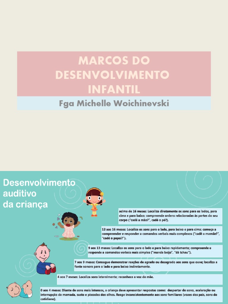 Marcos Do Desenvolvimento Infantil | PDF