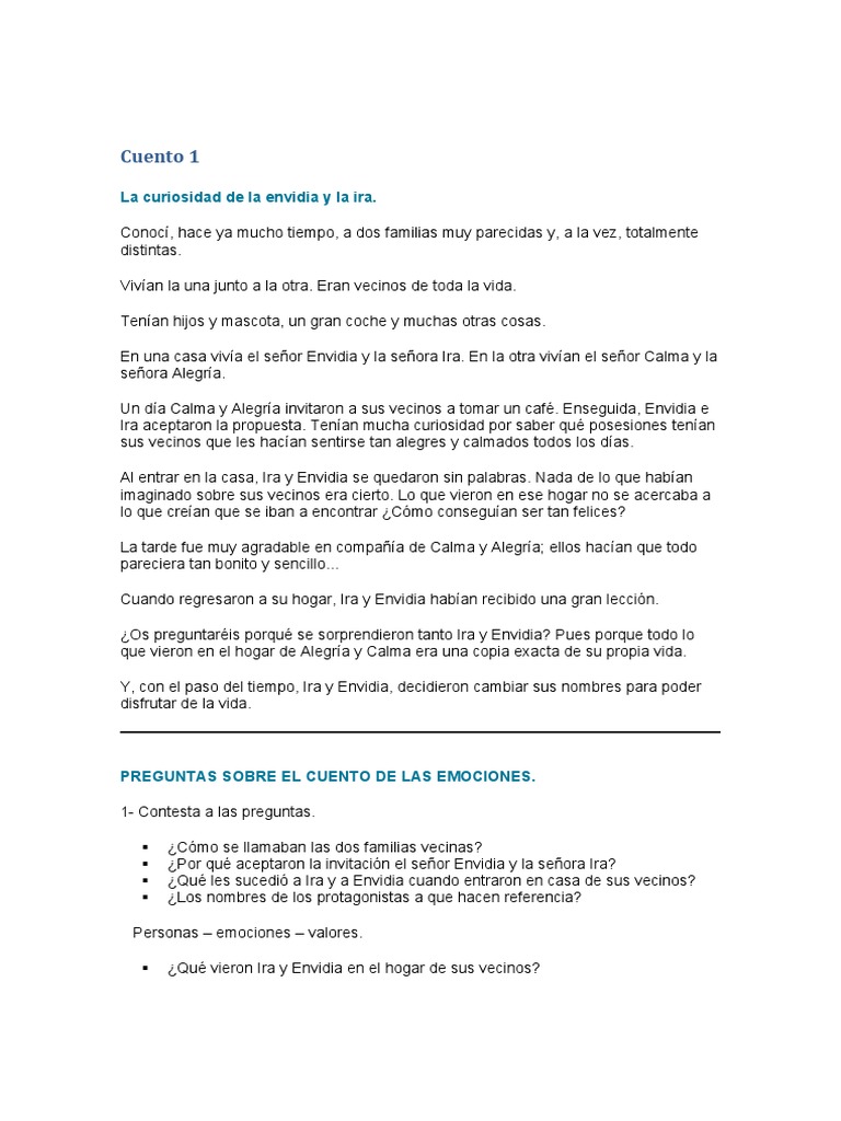 Cuentos De Valores Pdf Mariposa