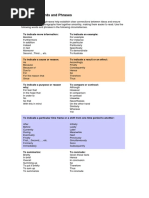 APA Transition Words Quick Guide | PDF | Phrase | Sentence (Linguistics)