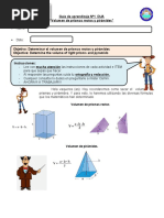 Área y Volumen de Tronco de Cono o Cono Truncado | PDF