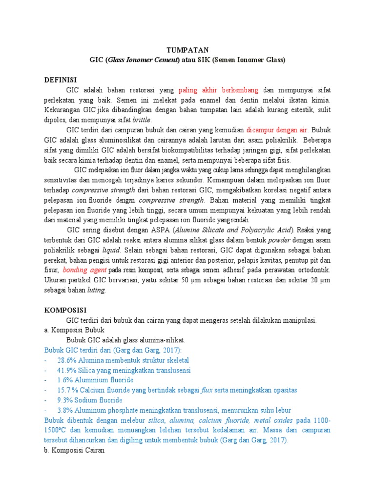Materi Tumpatan Gic | PDF