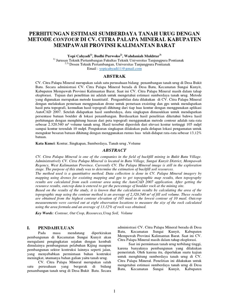 Metode Contour | PDF | Sains & Matematika