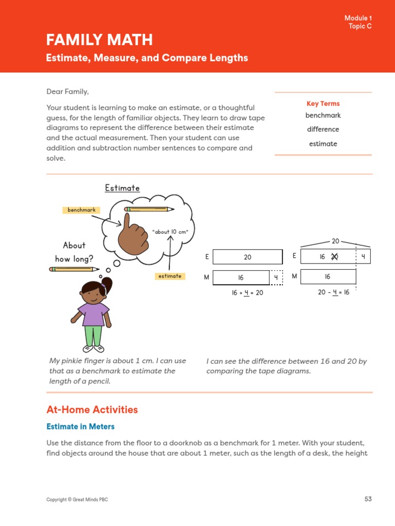Em2 g2 m1 TC Familymath | PDF | Metrology