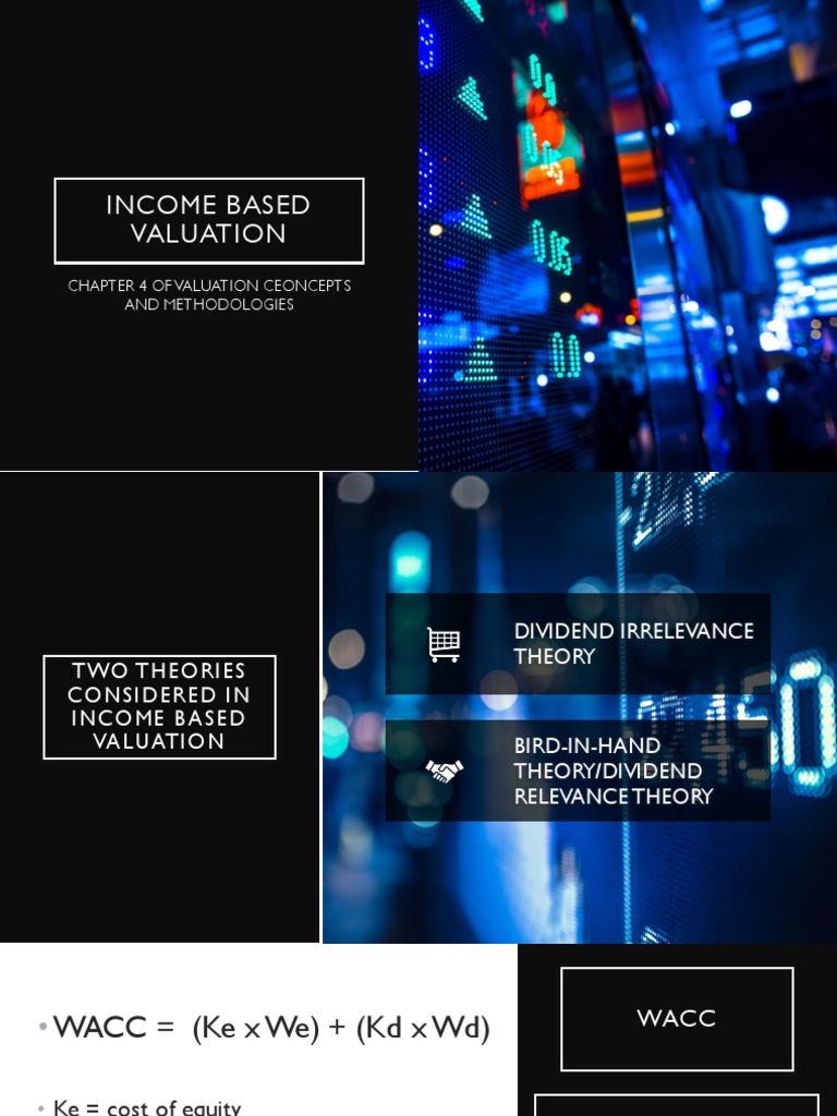 Income-Based Valuation Methods Explained | PDF | Cost Of Capital ...