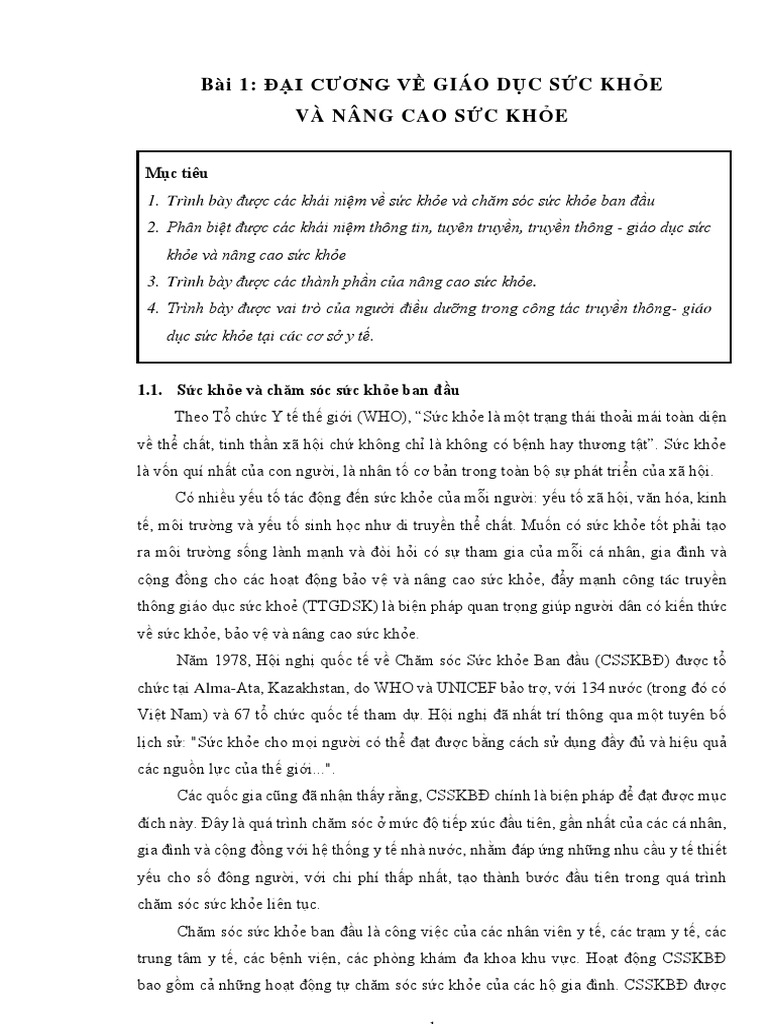 Bai 1. Dai Cuong Ve GDSK Va NCSK | PDF