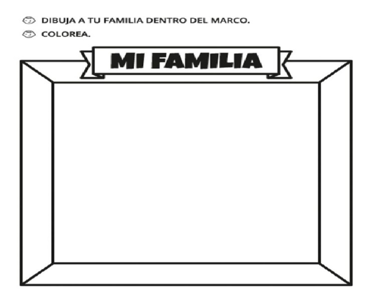 Dibujo Mi Familia | PDF