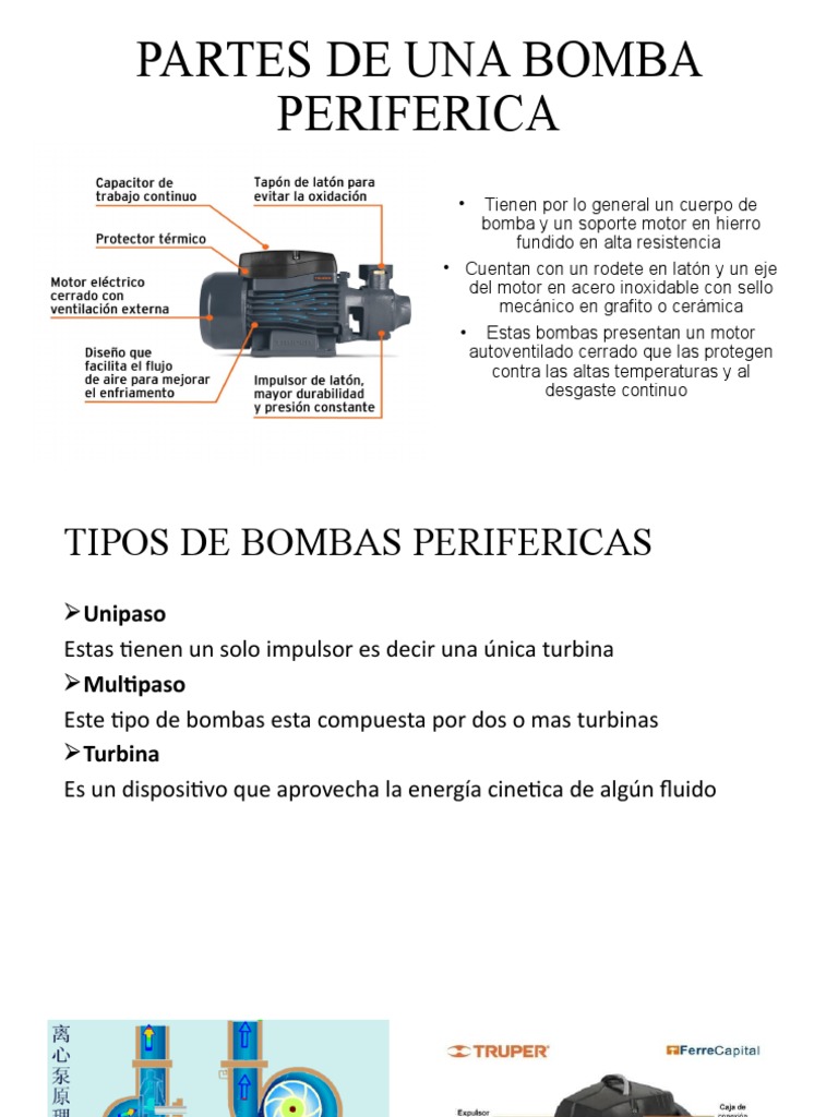 Partes de Una Bomba Periferica Expo | PDF