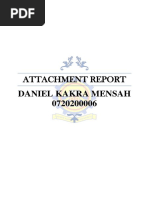 Industrial Attachment Report Writing Sample | PDF