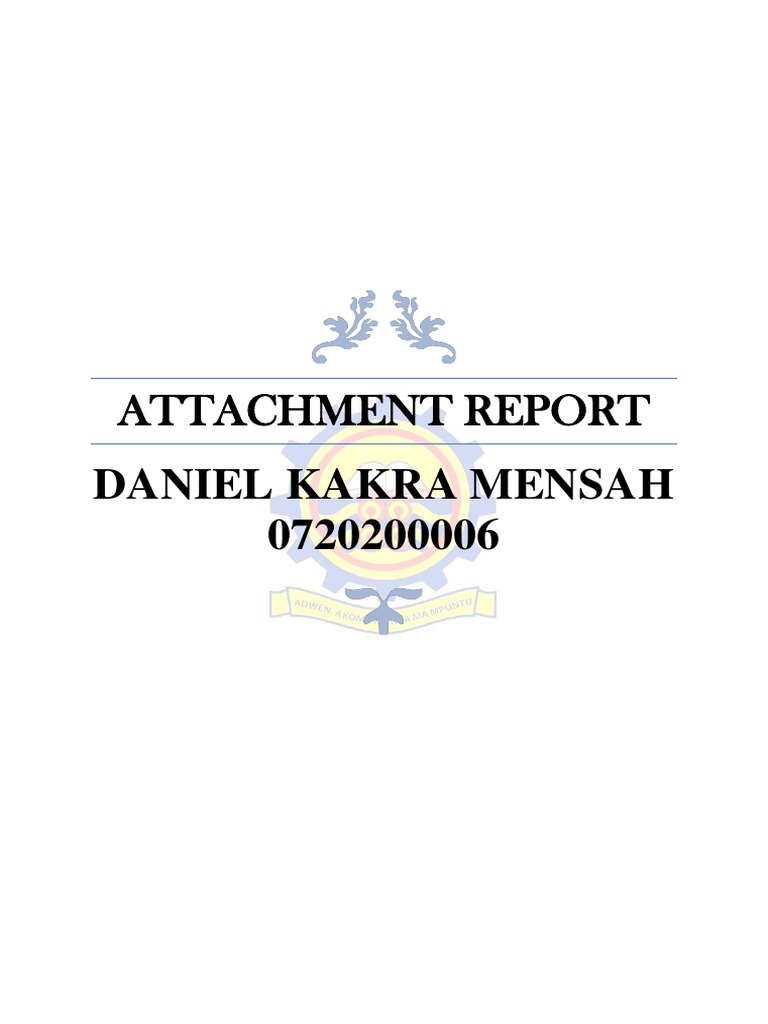 Industrial Attachment Report | PDF | Teachers