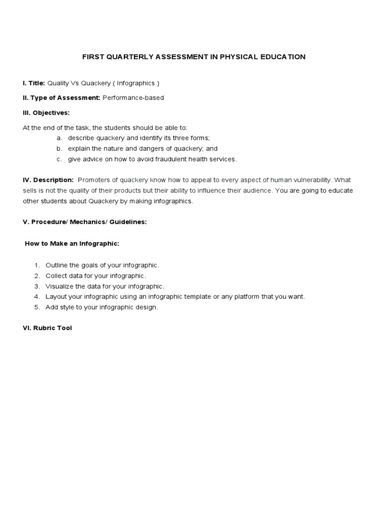 Grade 10 PE - PBA | PDF | Infographics | Graphics