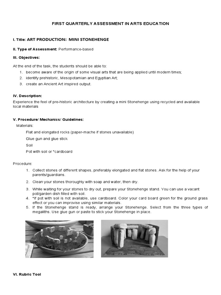 Grade 9 Arts PBA | PDF