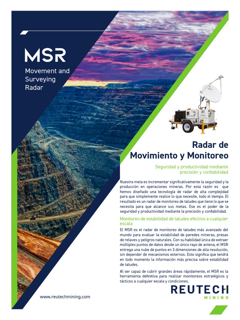 MSR Brochure Spanish | Descargar gratis PDF | Radar
