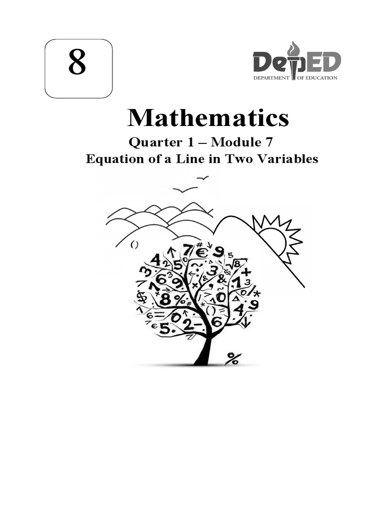 Math8 Q1Module7 | PDF | Algebra | Equations
