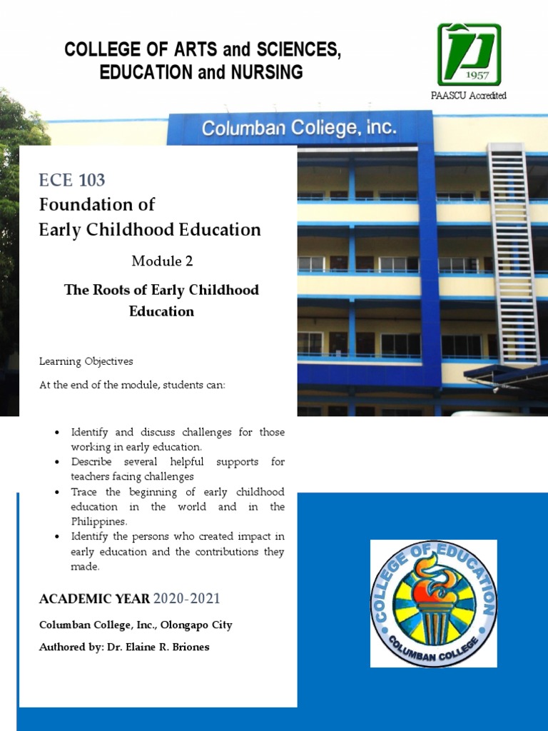 Foundation MODULE UNIT 2 Revised | Download Free PDF | Early Childhood ...