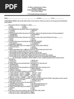 Grade 8 Science FOURTH Quarter Exam | PDF | Meiosis | Mitosis