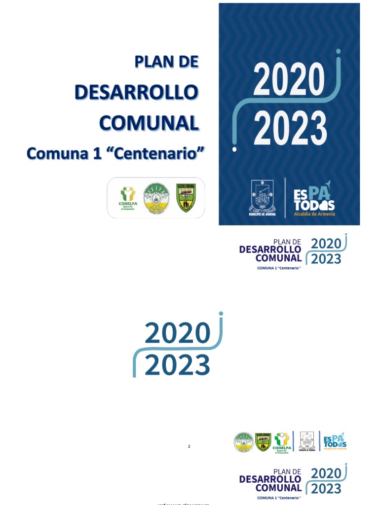Plan - de - Desarrollo - Comunal - Comuna - 1 | PDF | Planificación | Participación pública