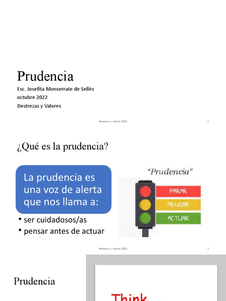 Lección 3 Prudencia Preliminar | PDF