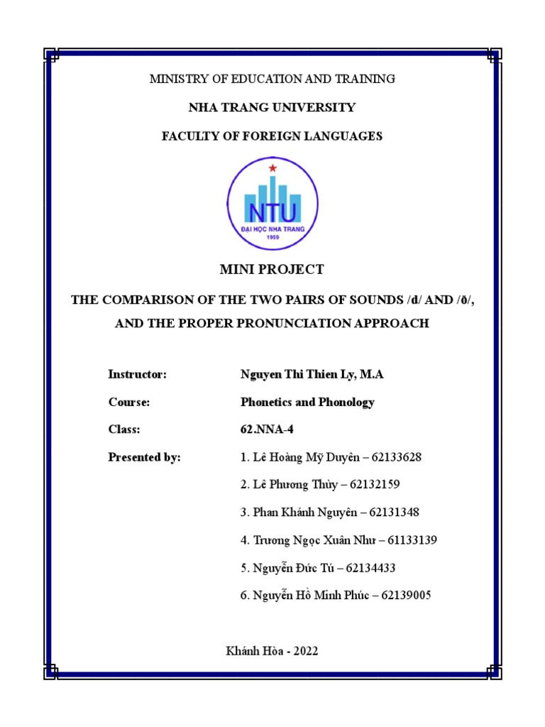 Mini Project | PDF | Phonetics | English Language