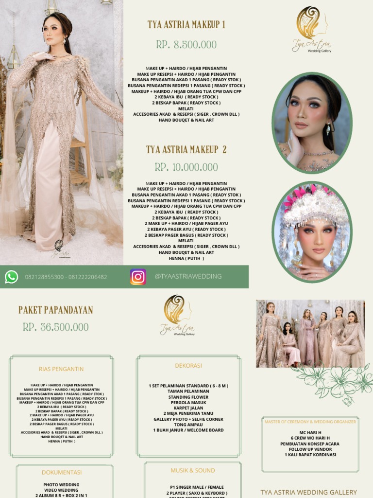 Pricelist Tya Astria 2022 | PDF