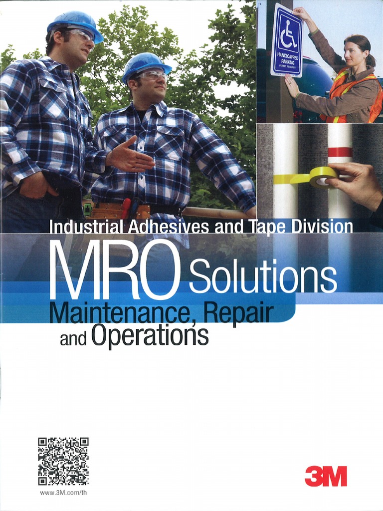 3M - MRO Solution Industrial Adhesives and Tape Division Catalog | PDF