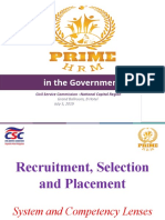 CSC - Competency-Based Recruitment and Qualifications Standards | PDF ...