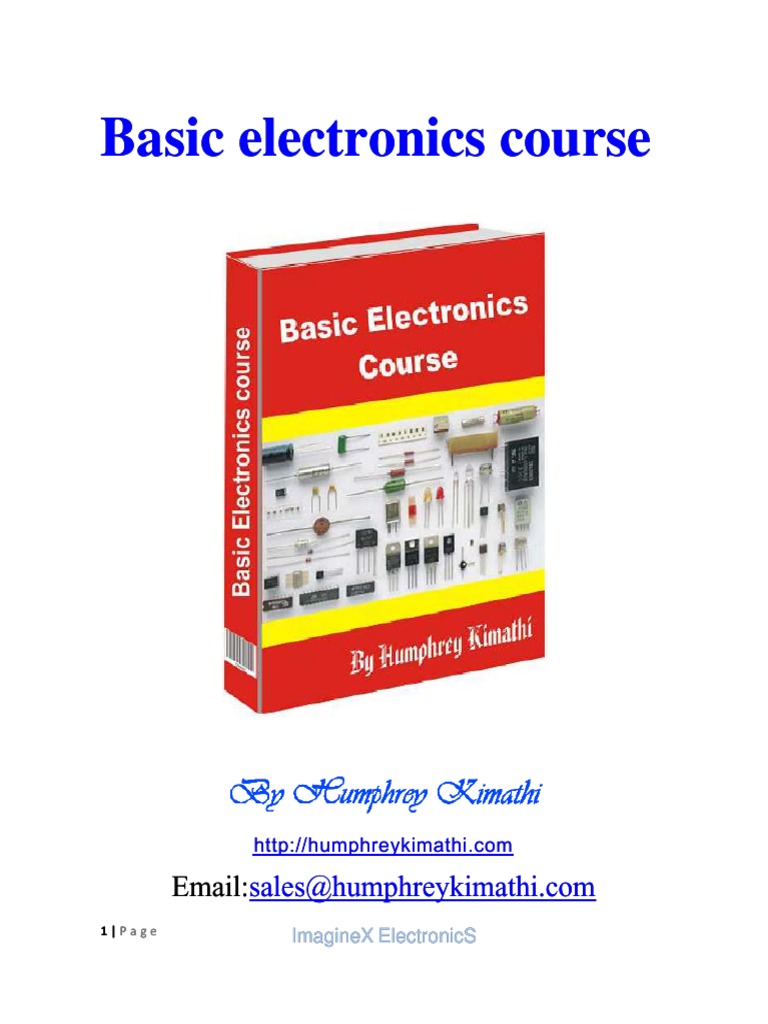 Basic Electronics Course Overview | PDF | Series And Parallel Circuits | Capacitor