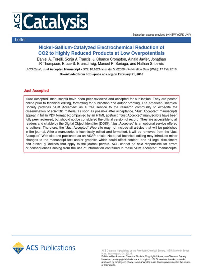 Nickel-Gallium-Catalyzed Electrochemical Reduction of CO2 To Highly ...