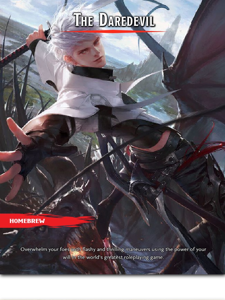 Daredevil 5e | PDF | Dungeons & Dragons | D20 System
