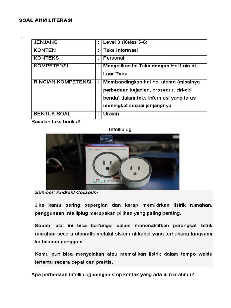 Perbandingan Intelliplug dan Stop Kontak | PDF