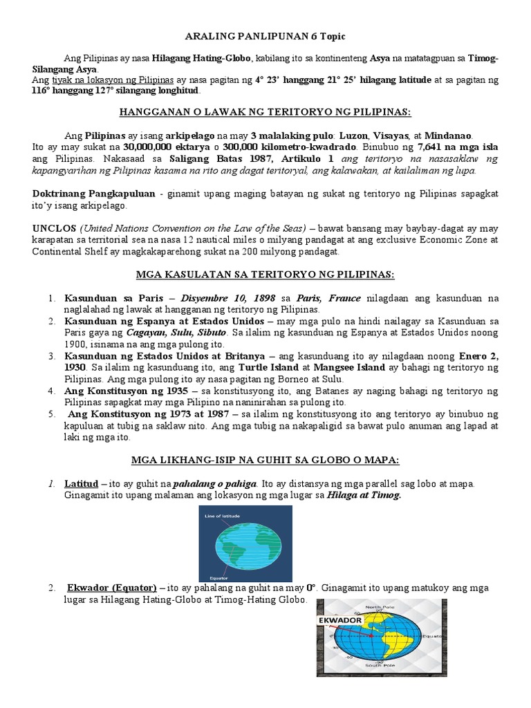 AP - Teritoryo NG Pilipinas | PDF