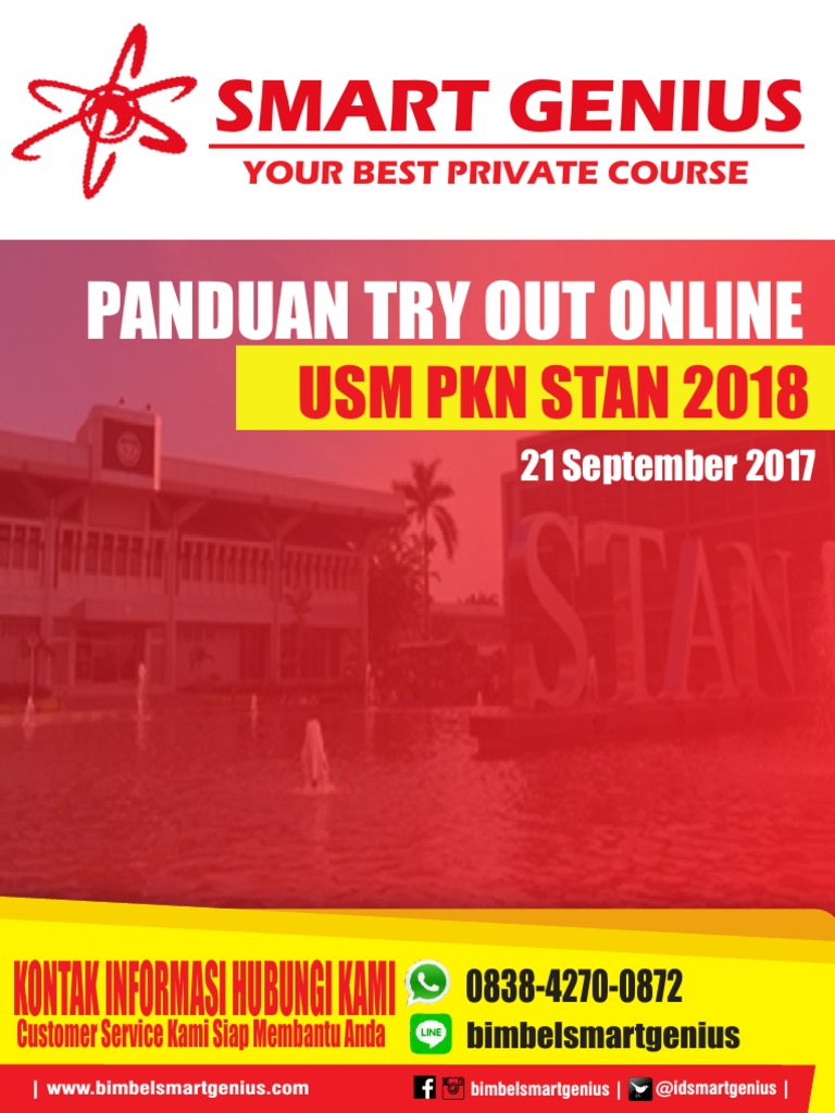 Smart Genius: Panduan Try Out Online | PDF