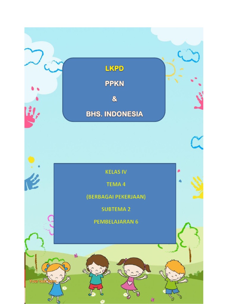 LKPD RPP Kelas 4 | PDF