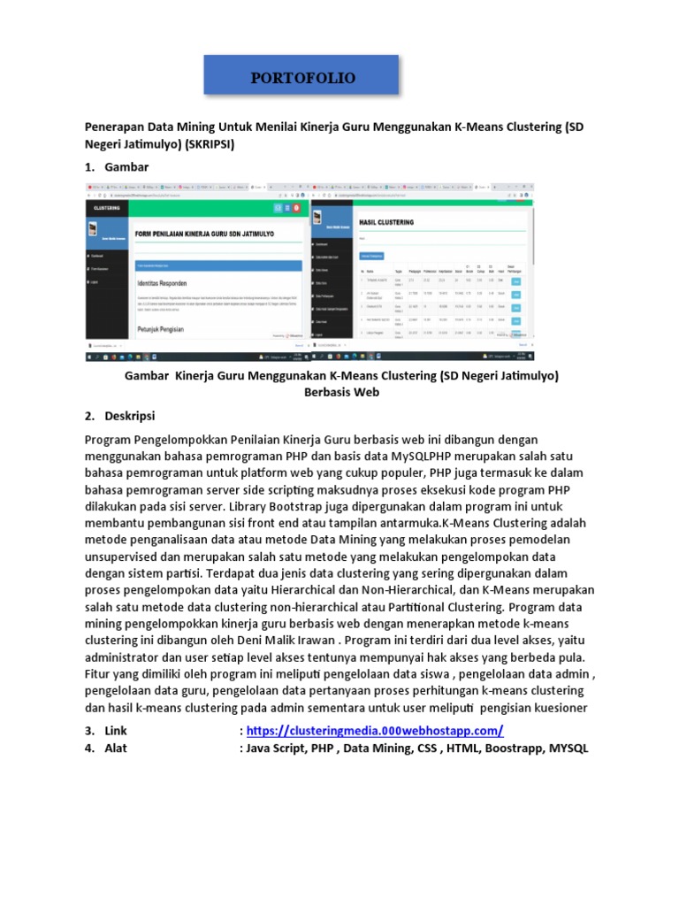 Portofolio Programmer | PDF | Bisnis | Teknologi & Rekayasa