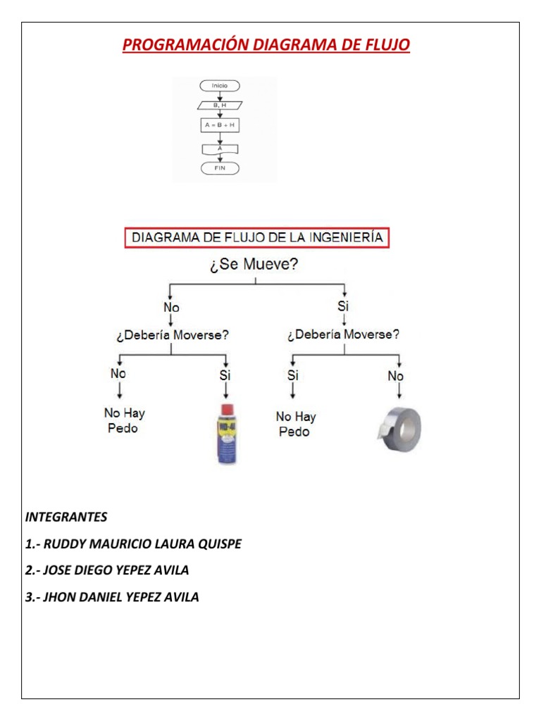 Programación Diagrama de Flujo | PDF | Programación de computadoras ...