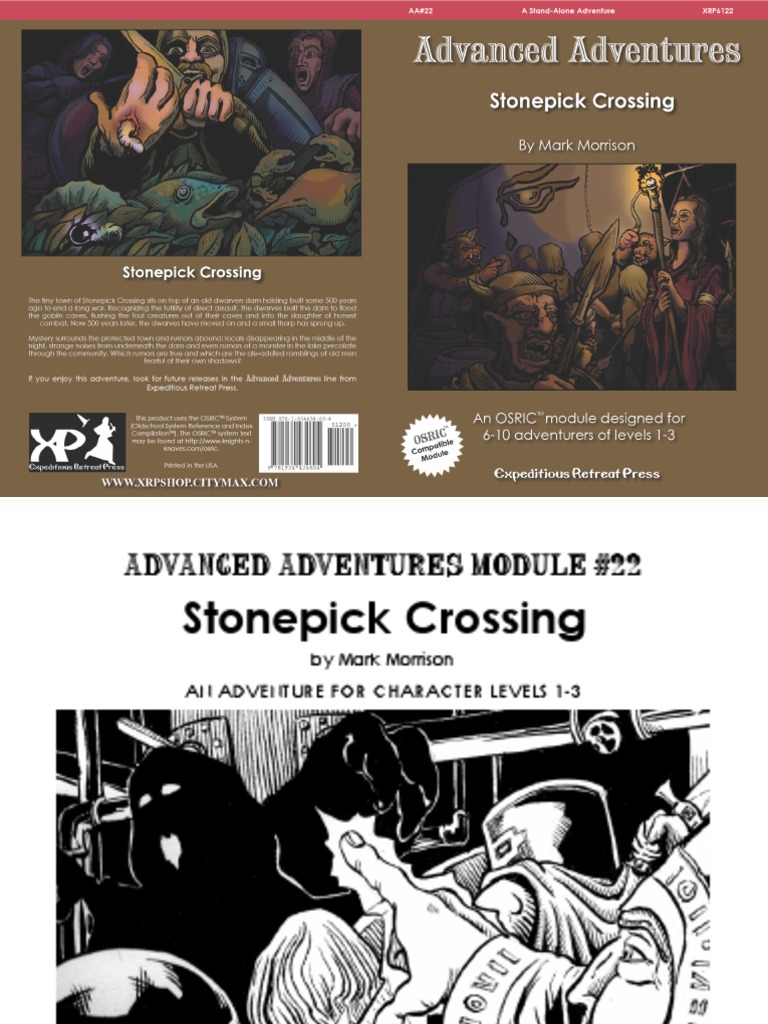 AA#22 Stonepick Crossing (L1-3) - Expeditious Retreat Press | PDF ...