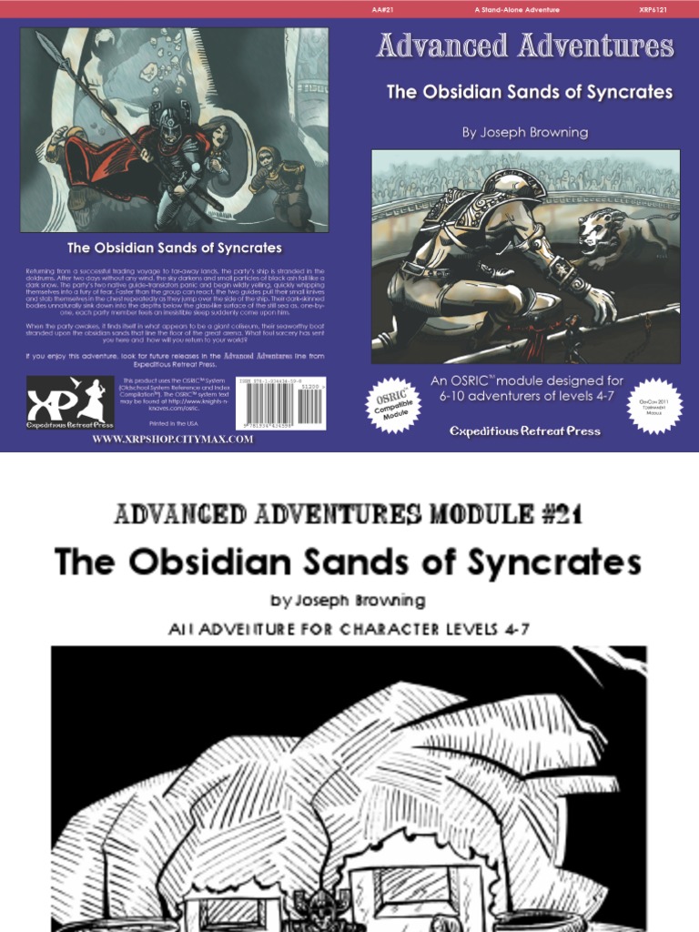 AA#21 The Obsidian Sands of Syncrates (L4-7) - Expeditious Retreat ...