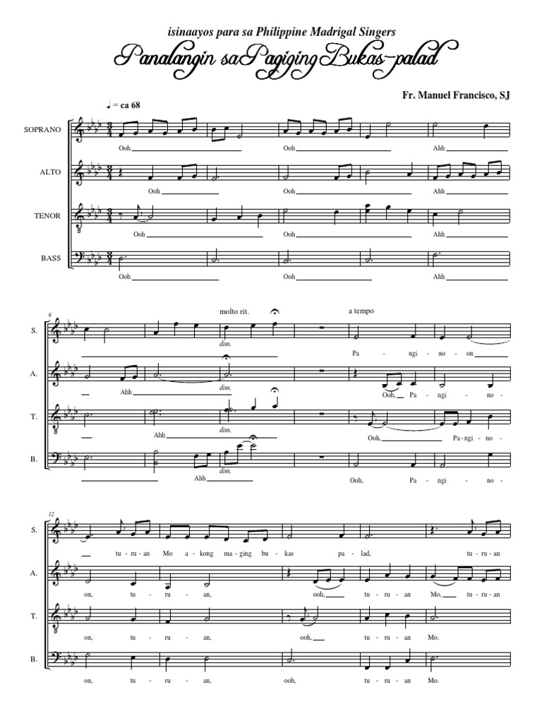 Panalangin sa Pagiging Bukas-Palad | PDF