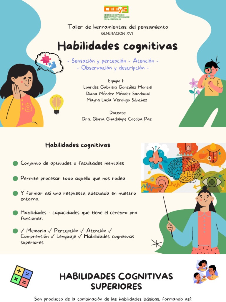 Habilidades Cognitivas | PDF | Percepción | Mente