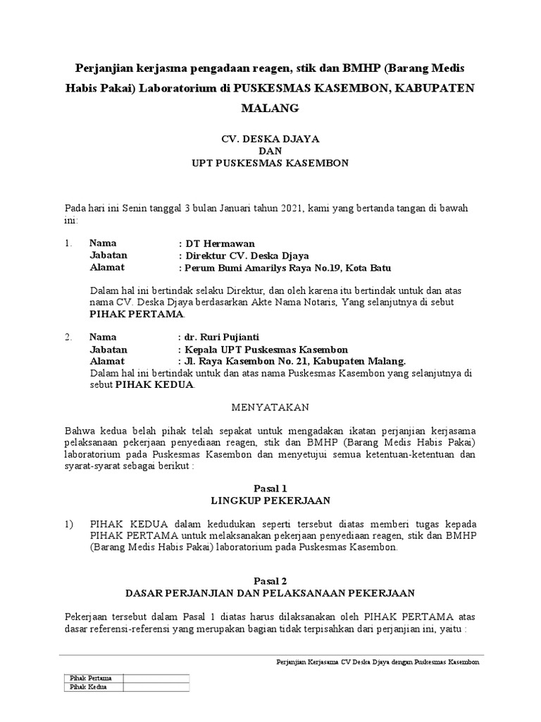 Mou PT Deska 2021-2025 | PDF