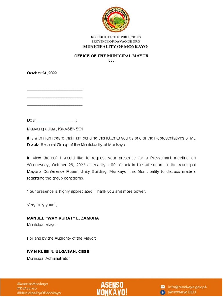 LETTER TO Diwalwal | PDF | Art