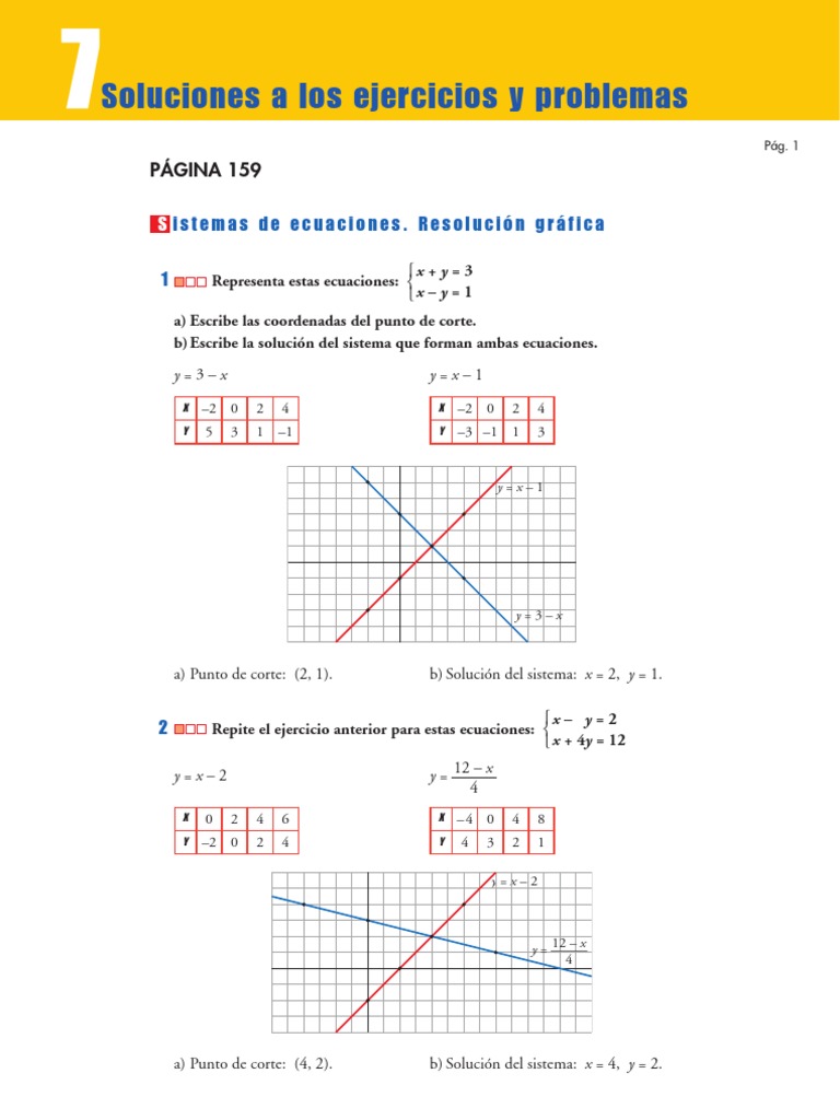 ejercicios sistemas de ecuaciones 2º eso | Ecuaciones | Matemáticas | Prueba gratuita de 30 días ...