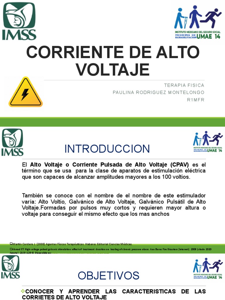 Alto Voltaje | PDF | Corriente eléctrica | Dolor