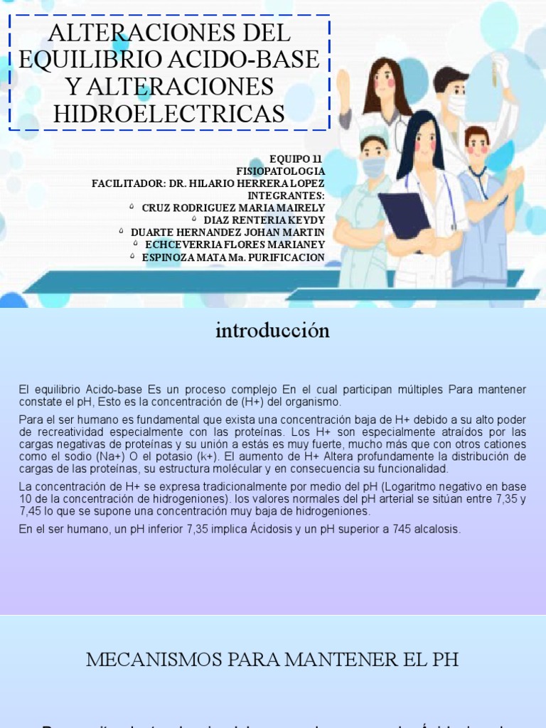 Equilibrio Ácido-Base y Electrolitos | PDF | Sodio | Potasio