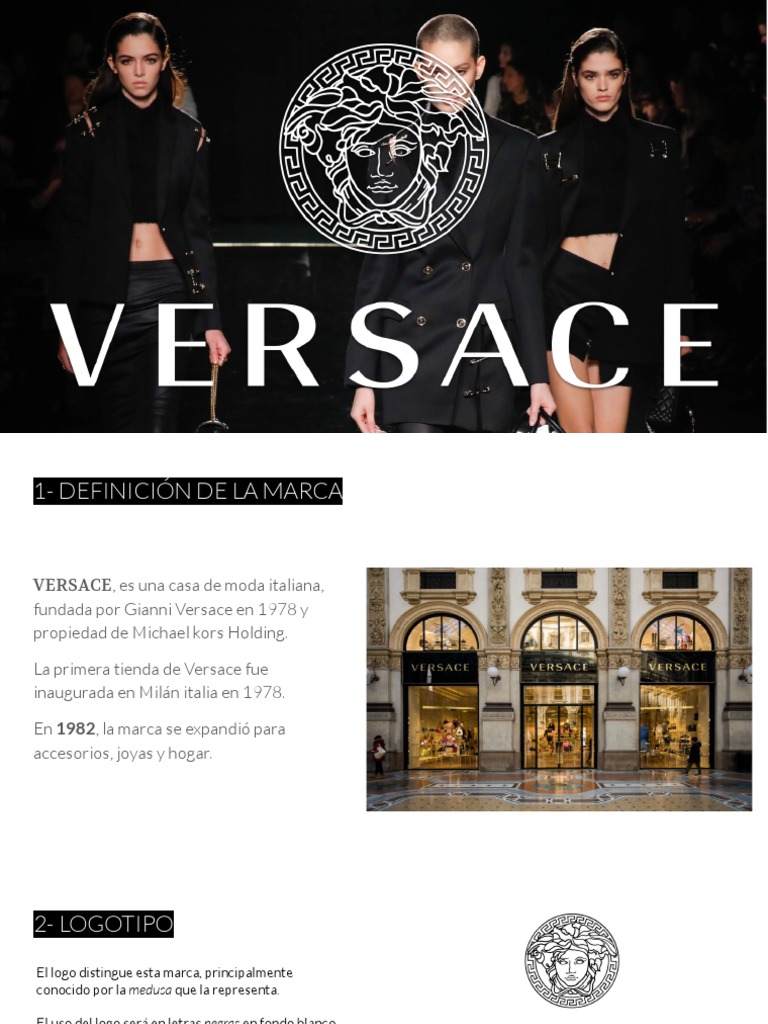 Manual de Estilo Coorporativo de VERSACE | PDF